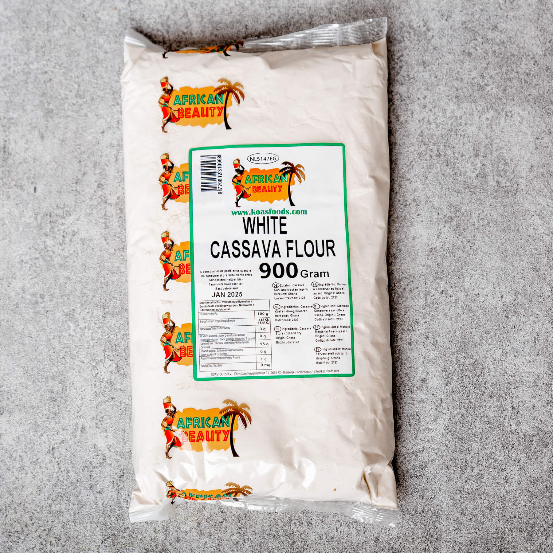 African Beauty - White Cassava Flour – Afroshop Mama T
