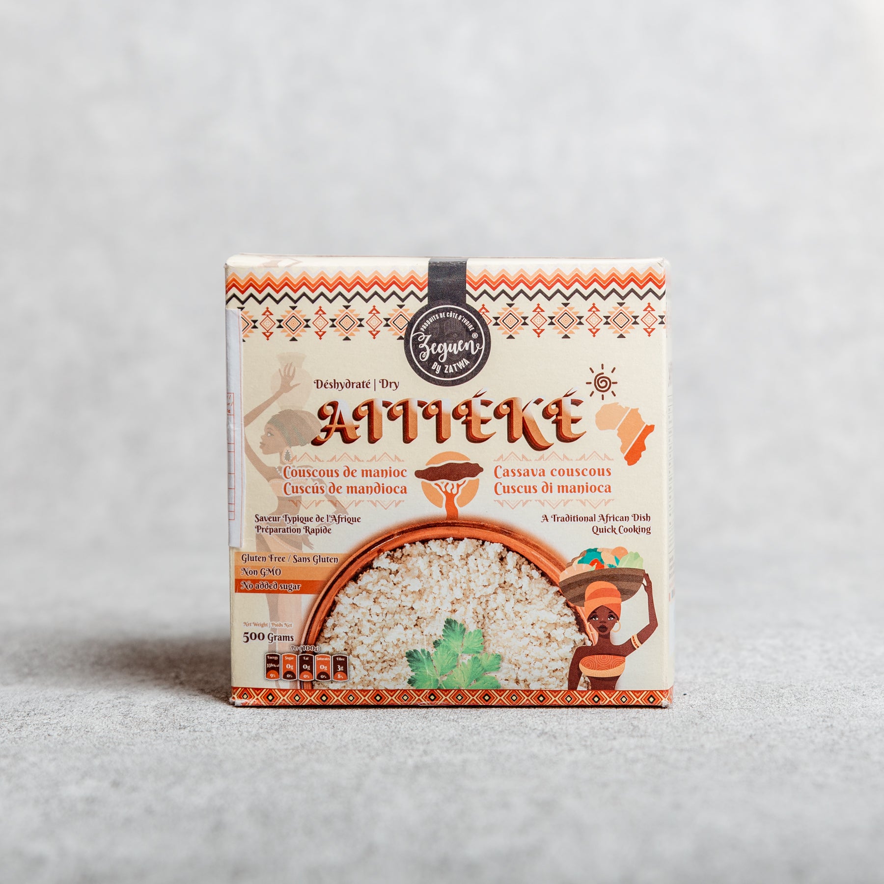 Buy online Zeguen - Attieke 500g – Afroshop Mama T
